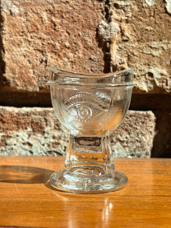 Accents | Vintage Ez Eye Wash Glass Cup Eye Bath Apothecary Medical ...